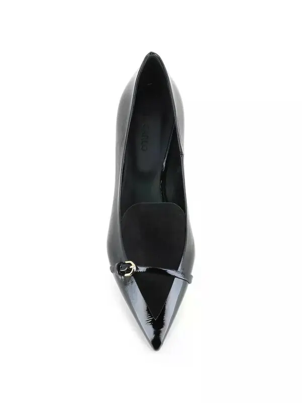 DEL CARLO Buckle-detail Pointed-toe Pumps