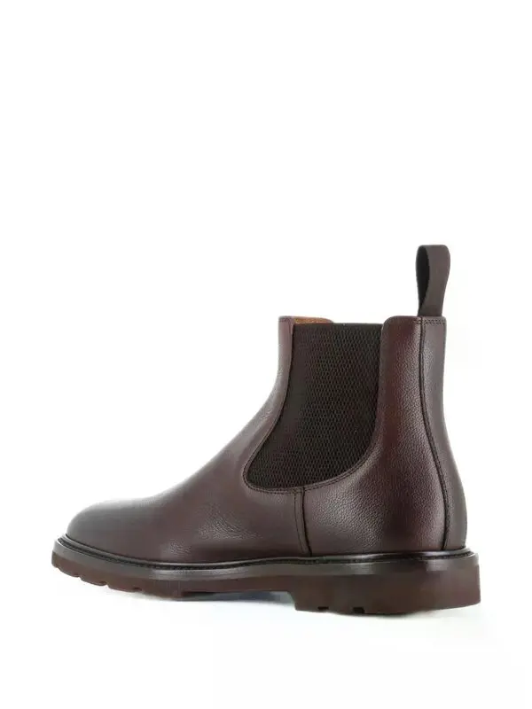 HENDERSON BARACCO Elasticated-panel Leather Boots