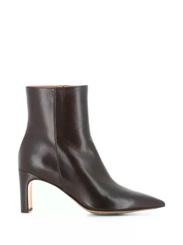 TASSINARI Pointed-toe Leather Ankle Boots - Brown