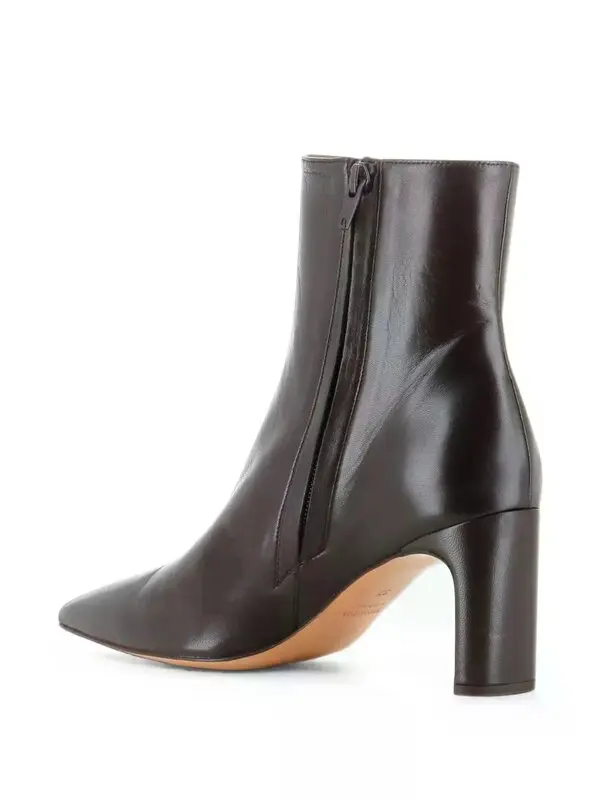 TASSINARI Pointed-toe Leather Ankle Boots
