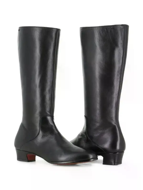 ALEXANDER HOTTO Leather Knee-high Boots