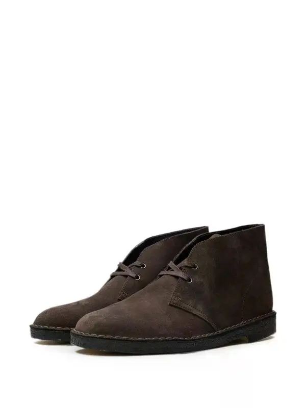 Clarks Suede Desert Boots - Brown