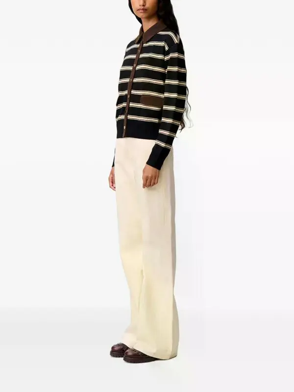 Claudie Pierlot Striped-pattern Cardigan