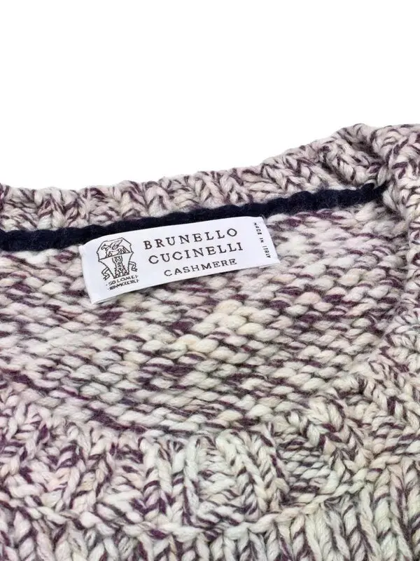 Brunello Cucinelli Chunky-knit Raglan-sleeve Sweater