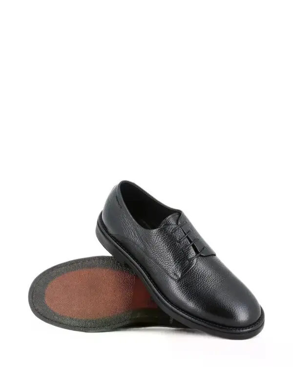 ALEXANDER HOTTO Deby Grainy Leather Derby Shoes