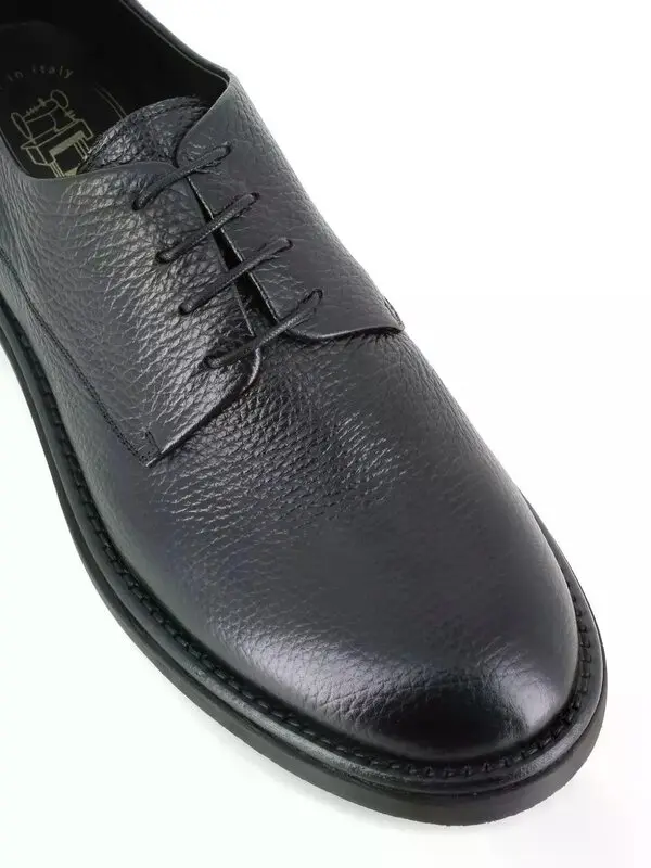 ALEXANDER HOTTO Deby Grainy Leather Derby Shoes
