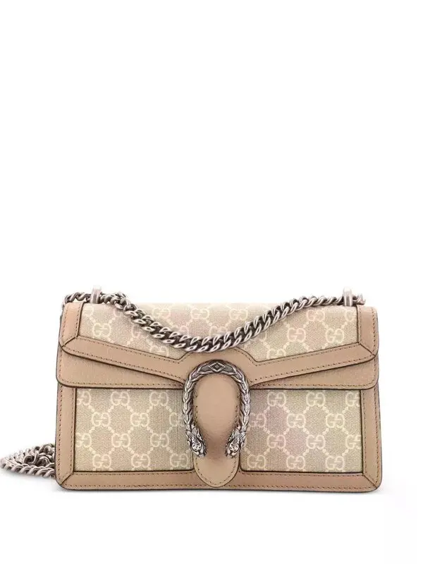 Gucci Dionysus Gg Coated Canvas Shoulder Bag - Neutrals