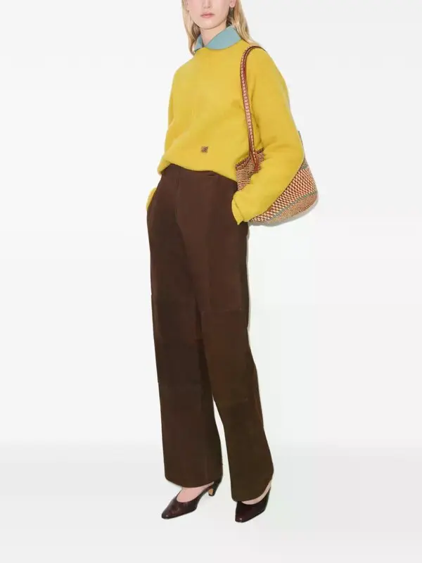 Tory Burch Relaxed-fit Suede Pants