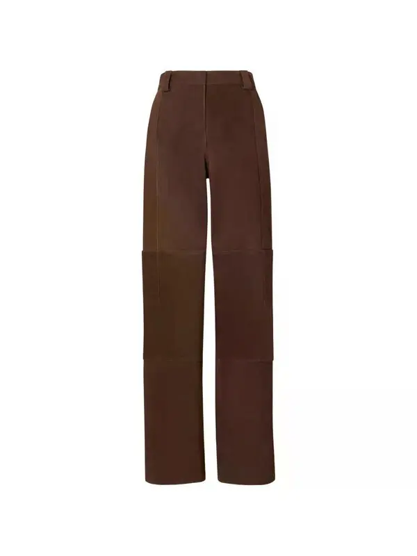 Tory Burch Relaxed-fit Suede Pants