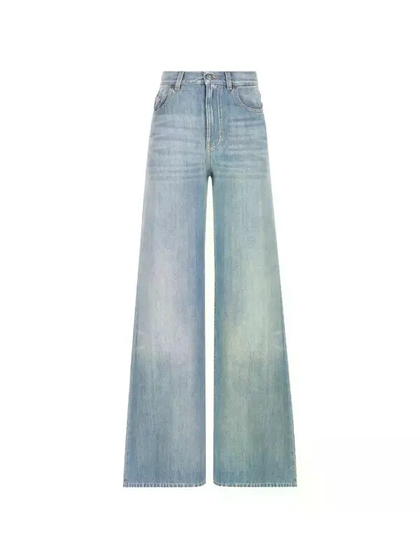 Chloé High-rise Wide-leg Jeans In Denim - Blue