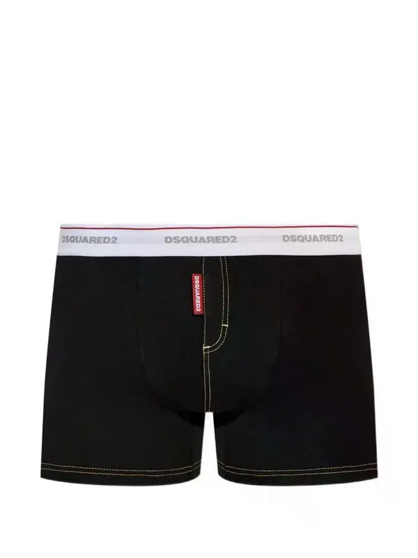 Dsquared2 Logo-waistband Contrast-stitch Boxers