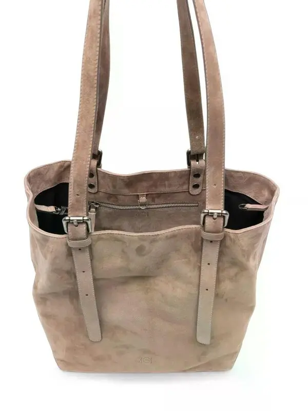 AUTENTICA 504 Galatea Suede Shoulder Bag