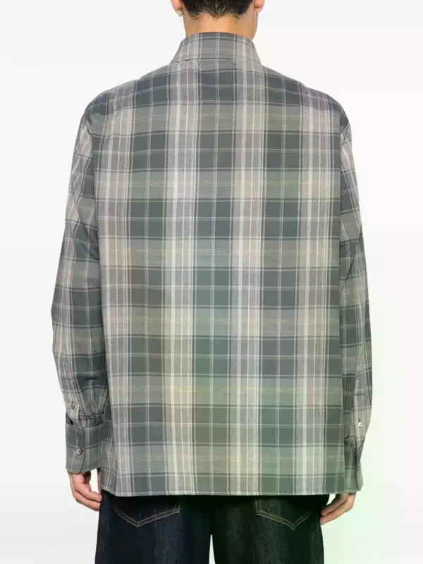 GOLDEN GOOSE Check-pattern Logo-patch Jacket