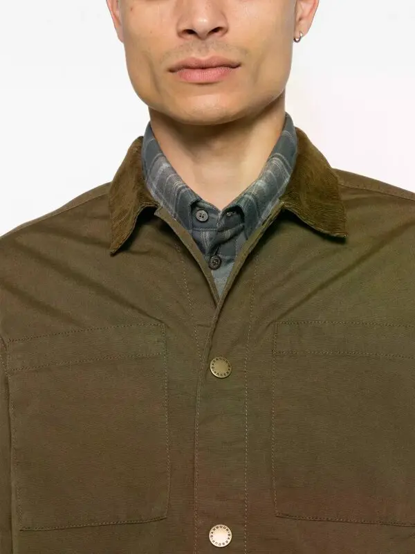 Barbour Corduroy-collar Overshirt