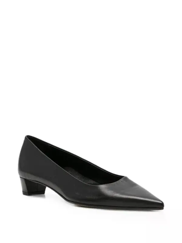 AeydĒ Pointed-toe Block-heel Pumps