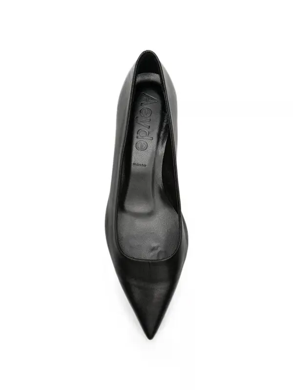 AeydĒ Pointed-toe Block-heel Pumps