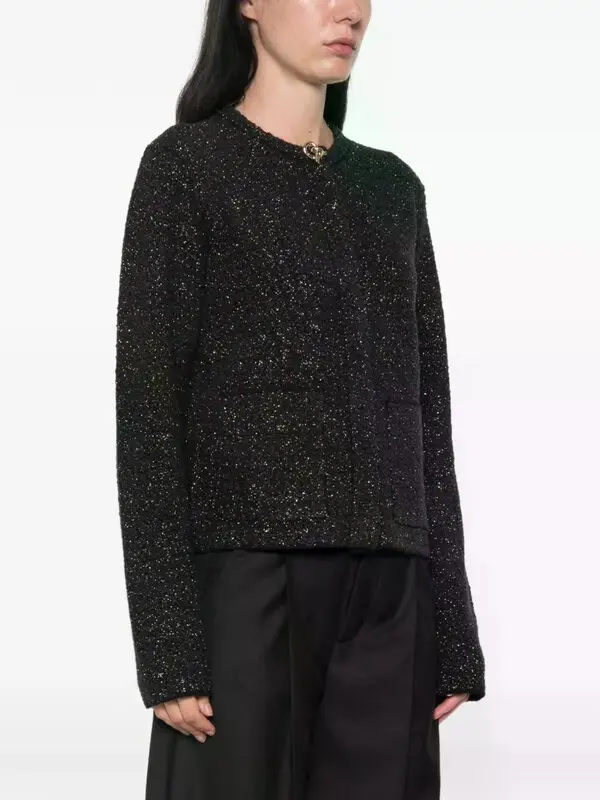 Fabiana Filippi Bouclé-knit Metallic-thread Jacket