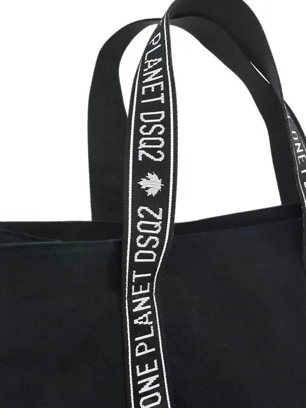 Dsquared2 One Life One Planet Logo-tape Tote Bag