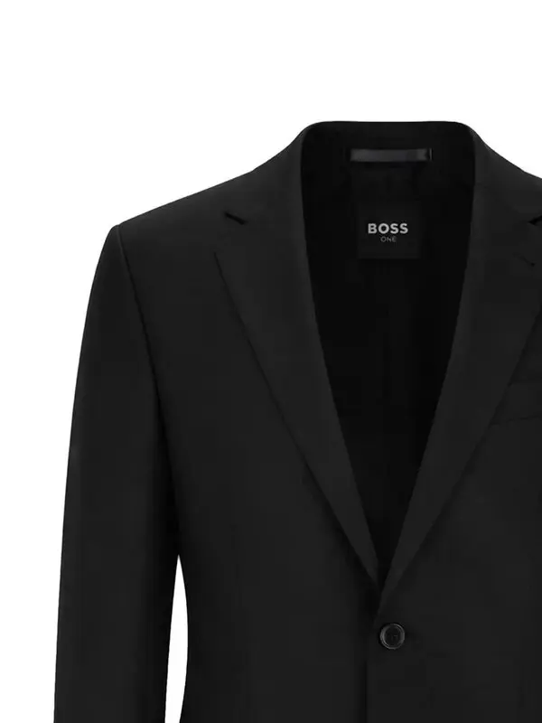 BOSS One Slim-fit Suit Jacket - Black