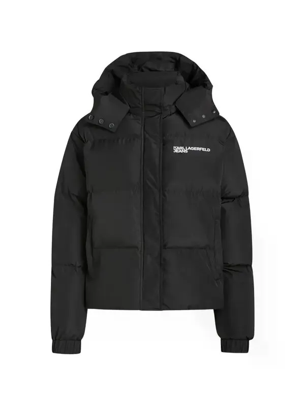 Karl Lagerfeld Logo-print Puffer Jacket