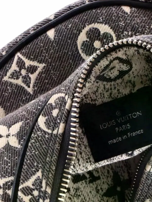 LOUIS VUITTON Loop Handbag Monogram Jacquard Denim Hobo Bag
