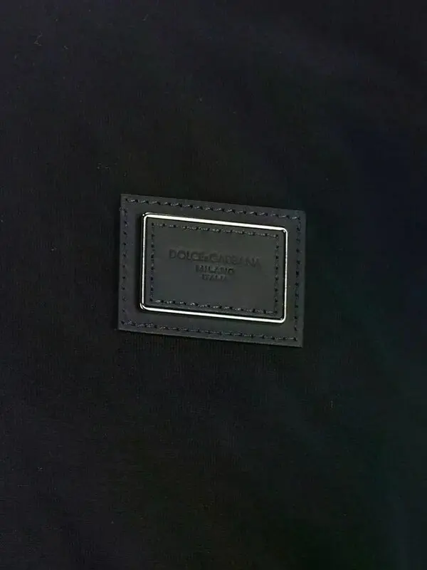 Dolce & Gabbana Cotton T-shirt With Logo Plate