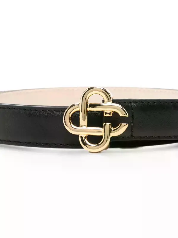 Casablanca Logo-buckle Leather Belt