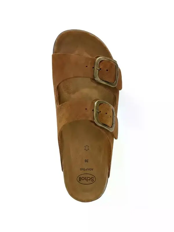 DR. SCHOLL'S SHOES Buckle-strap Suede Sandals