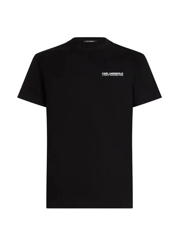 Karl Lagerfeld Rue St-guillaume Slim-fit T-shirt - Black