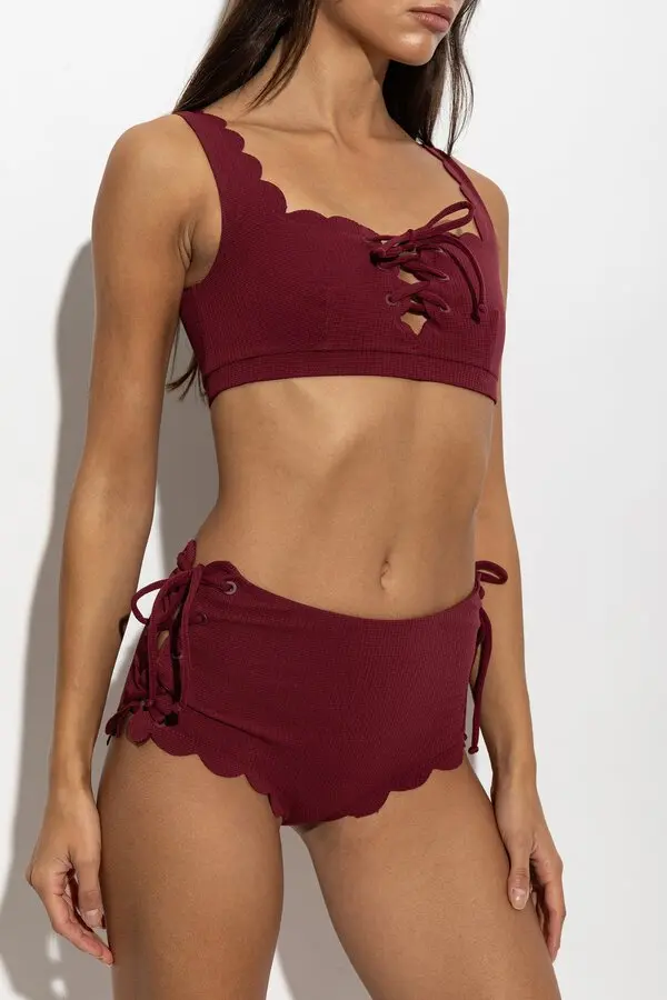 Marysia Bottom Of "palm Springs Tie Bottom" Swimsuit