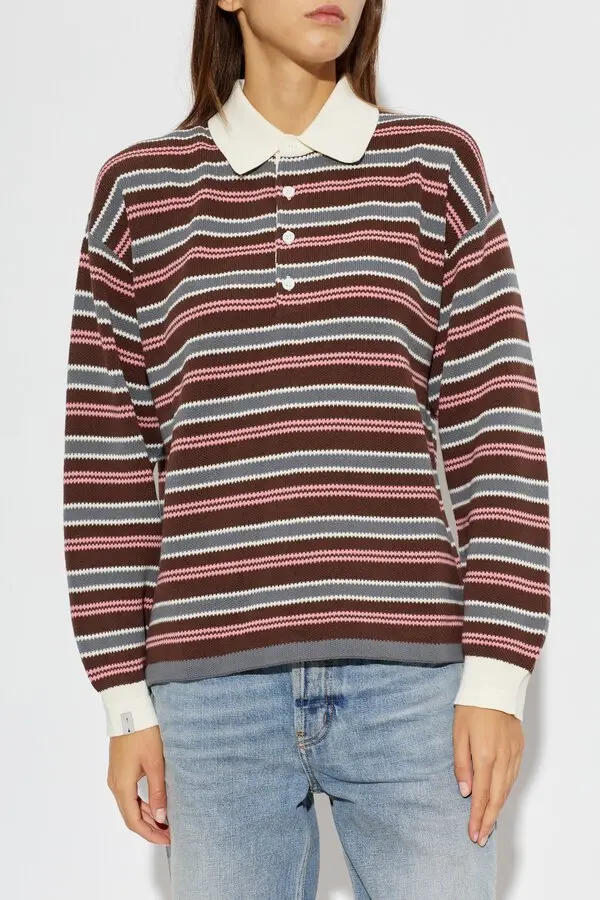 The Upside Wonder" Long Sleeve Polo