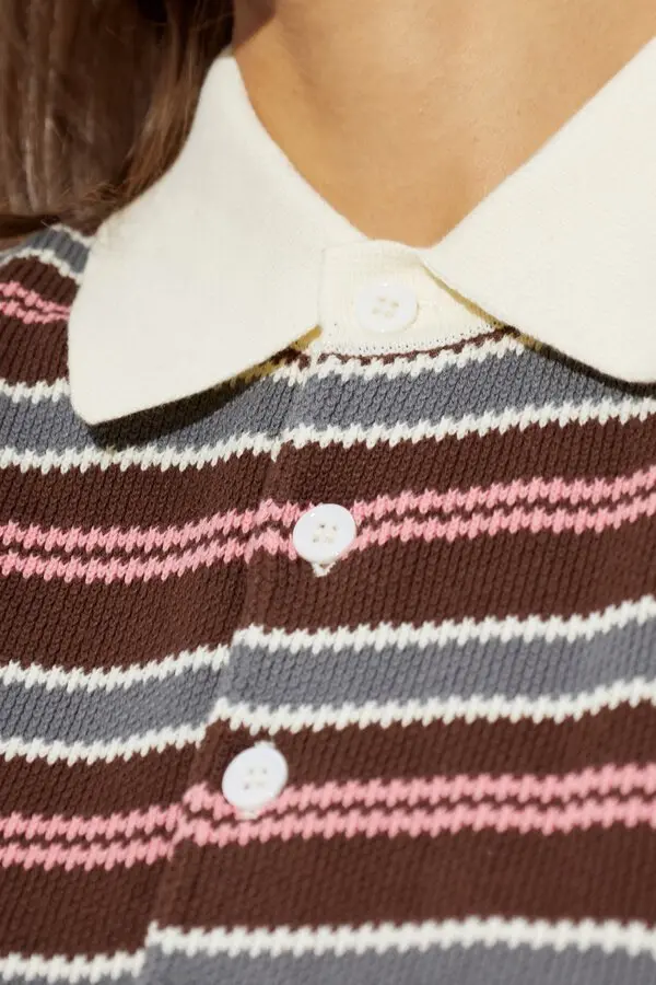 The Upside Wonder" Long Sleeve Polo