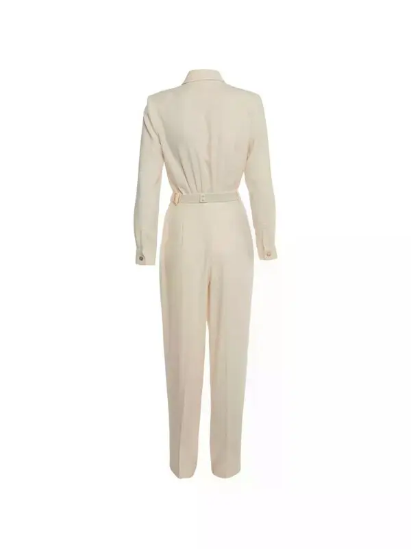 Elisabetta Franchi Embellished-pocket Crepe Jumpsuit