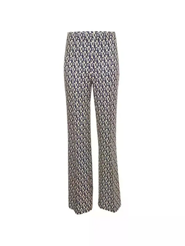 Elisabetta Franchi Monogram Jersey Trousers