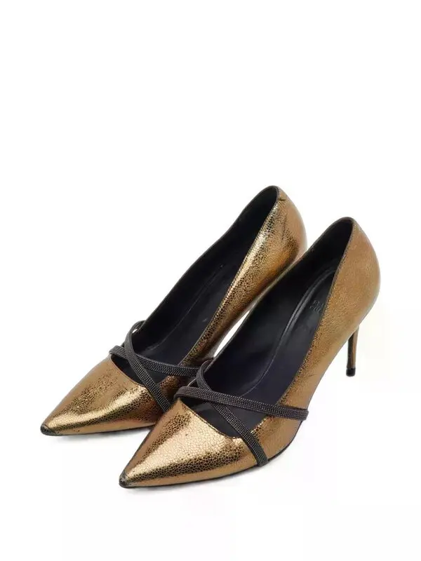 Brunello Cucinelli Monili Pointed-toe Pumps