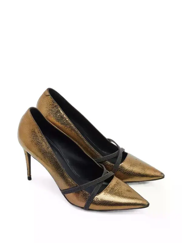 Brunello Cucinelli Monili Pointed-toe Pumps