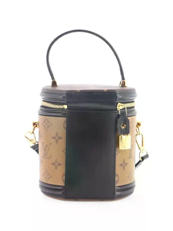 LOUIS VUITTON Cannes Handbag Reverse Monogram Canvas Satchel