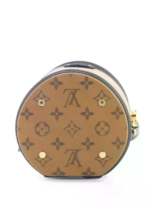 LOUIS VUITTON Cannes Handbag Reverse Monogram Canvas Satchel