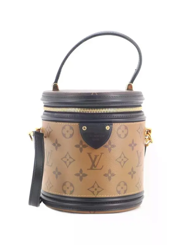 LOUIS VUITTON Reverse Monogram Canvas Cannes Satchel - Brown