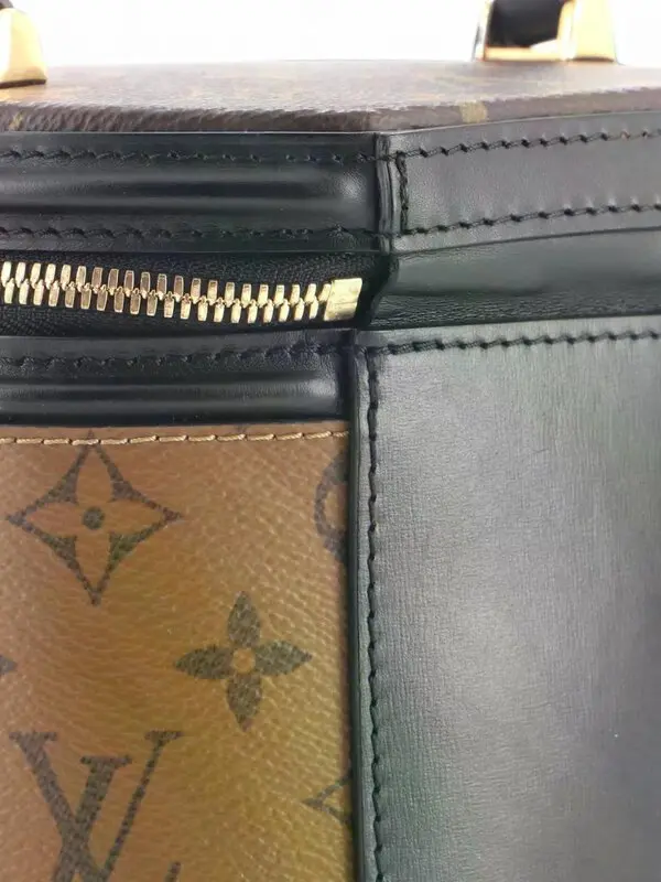 LOUIS VUITTON Reverse Monogram Canvas Cannes Satchel - Brown