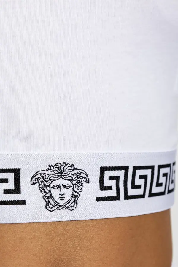 Versace Lingerie-style Top With Logo
