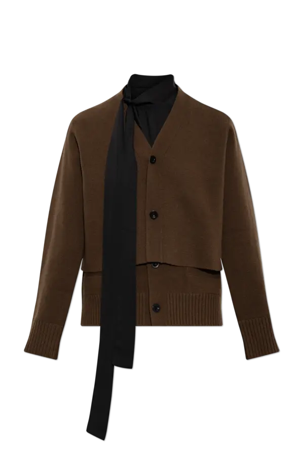 Sacai Cardigan Made From Combined Materials