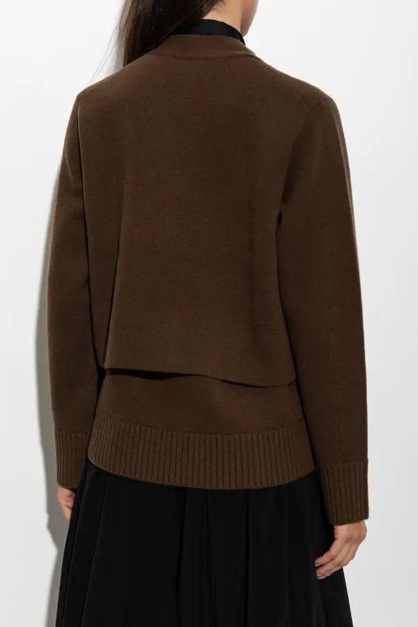 Sacai Cardigan Made From Combined Materials