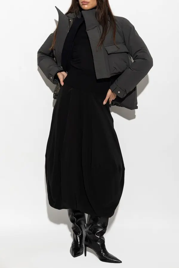 Sacai Insulated Jacket With Stand-up Collar
