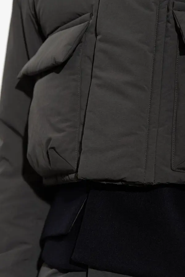 Sacai Insulated Jacket With Stand-up Collar