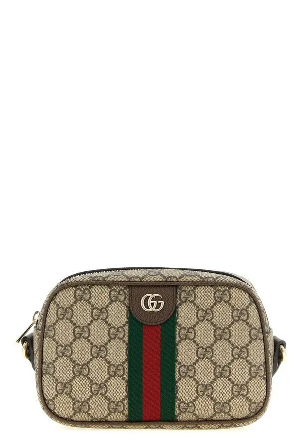 Gucci Ophidia' Small Crossbody Bag - Brown
