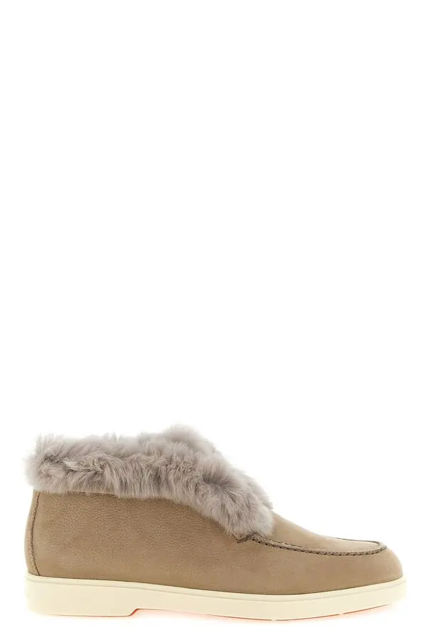 Santoni Desert' Ankle Boots - Beige