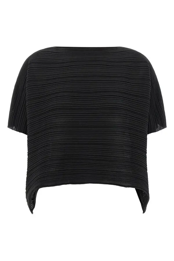 Issey Miyake Paper Bounce' Blouse - Black