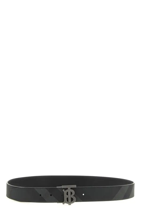 Burberry Tb' Reversible Belt - Black