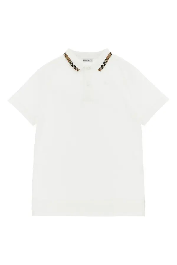 Burberry Johane' Polo Shirt - White